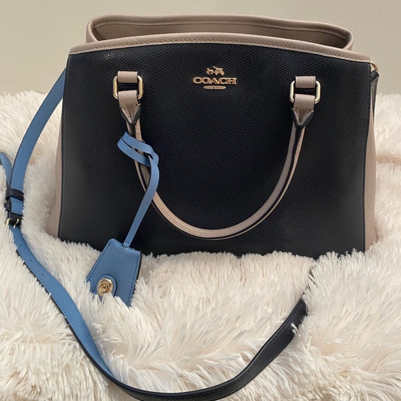 Coach | Bags | Coach Blue Two Tone Purse And Wallet | Poshmark